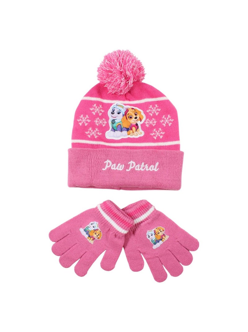 Paw Patrol - Bonnet gants Paw patrol fille - Rose - Fille - 0.00€ - Kiabi
