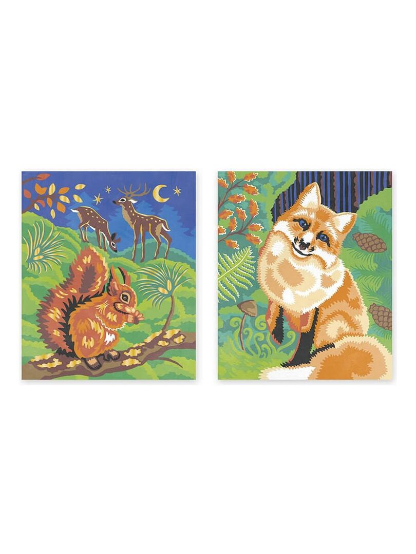 Peinture Au Numero Animaux De La Foret - N/A - Kiabi - 17.10€