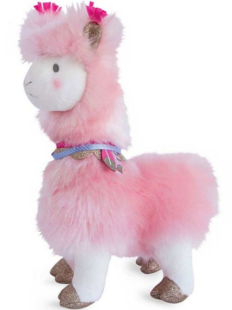 Peluche Lama rose Girls & Glitter (30 cm) - Rose - Kiabi - nu€