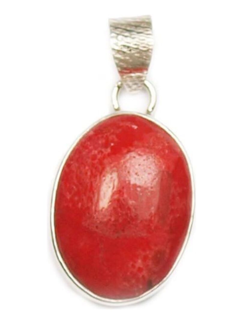 Pendentif oval gorgone, Bijoucolor - Rouge - Kiabi - 40.59€