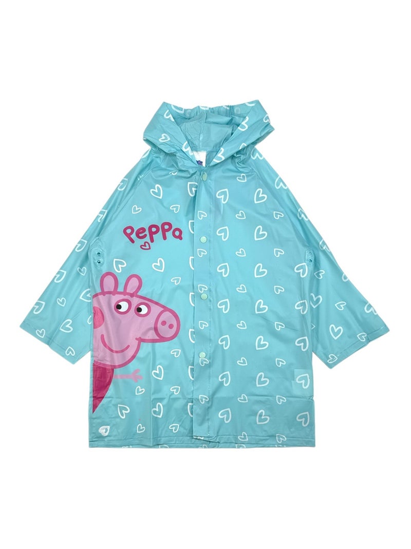 Peppa Pig - Impermeable Fille Peppa Pig Turquoise - Bleu turquoise ...