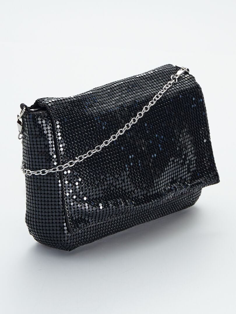 Pochette de soirée à sequins - Noir - Kiabi - 16.00€ Pochette de soirée à sequins - Noir - Kiabi - 16.00€