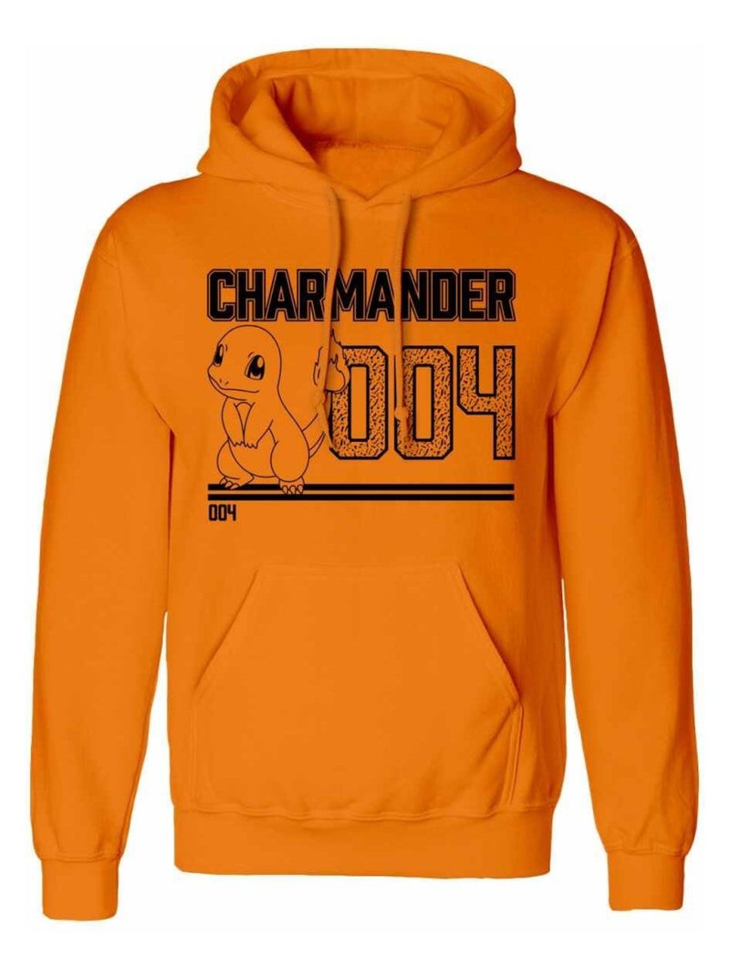 Pokemon - Sweat à capuche motif Salamèche motif/style Dessin au trait ...