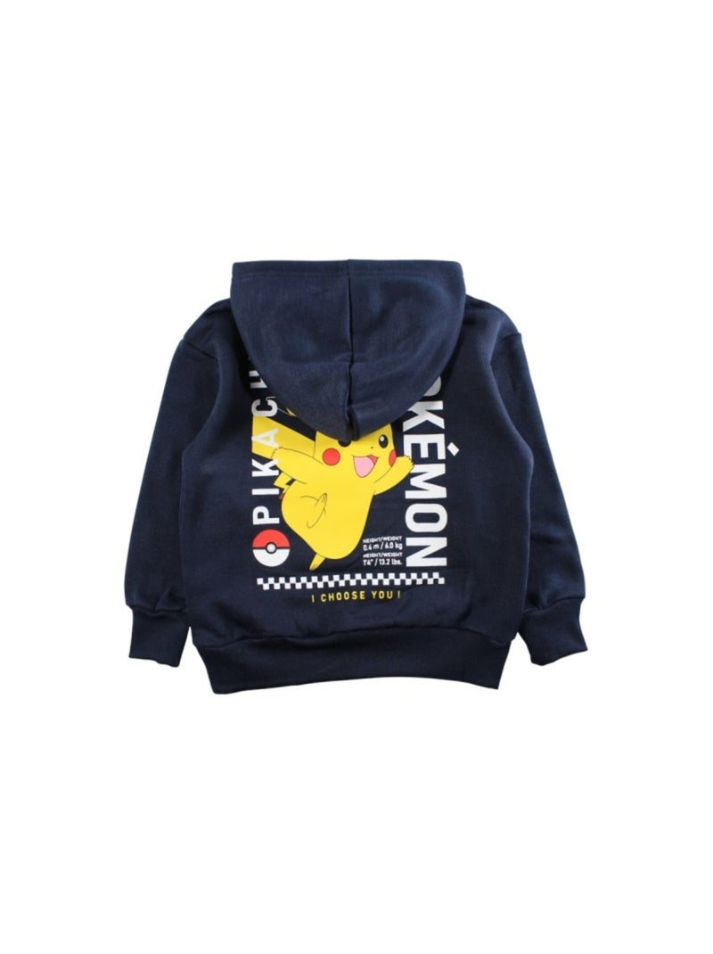 Pokemon - Sweat à capuche Pokemon garçon - Noir - Garçon - 17.01€ - Kiabi