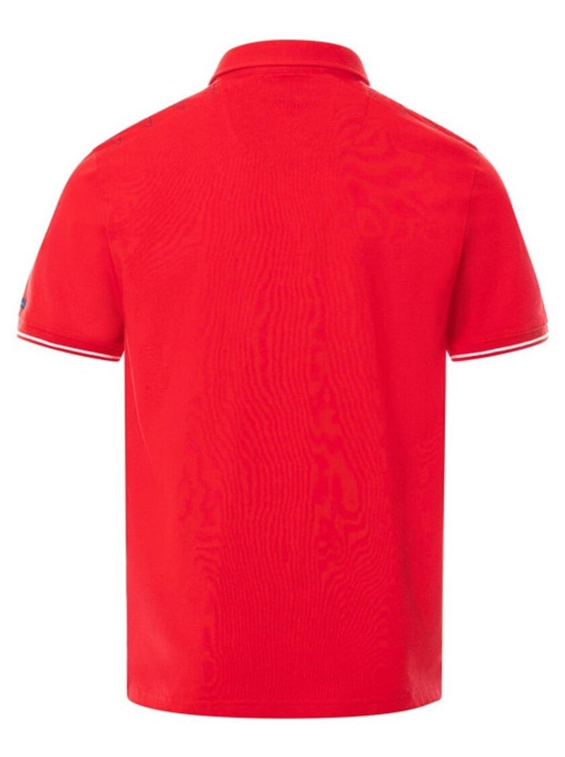 Polo manches courtes - Terre de Marins - Rouge - Homme - 0.00€ - Kiabi