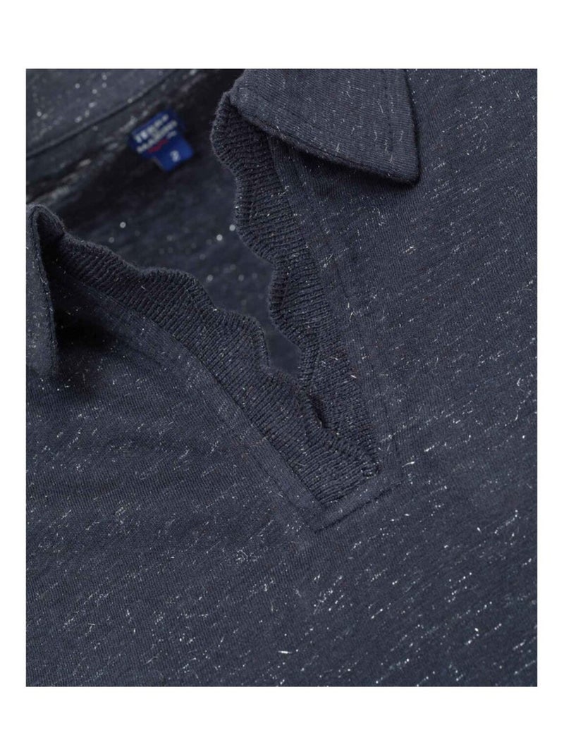 Polo manches longues - Terre de Marins - Bleu marine - Homme - 30.00 ...