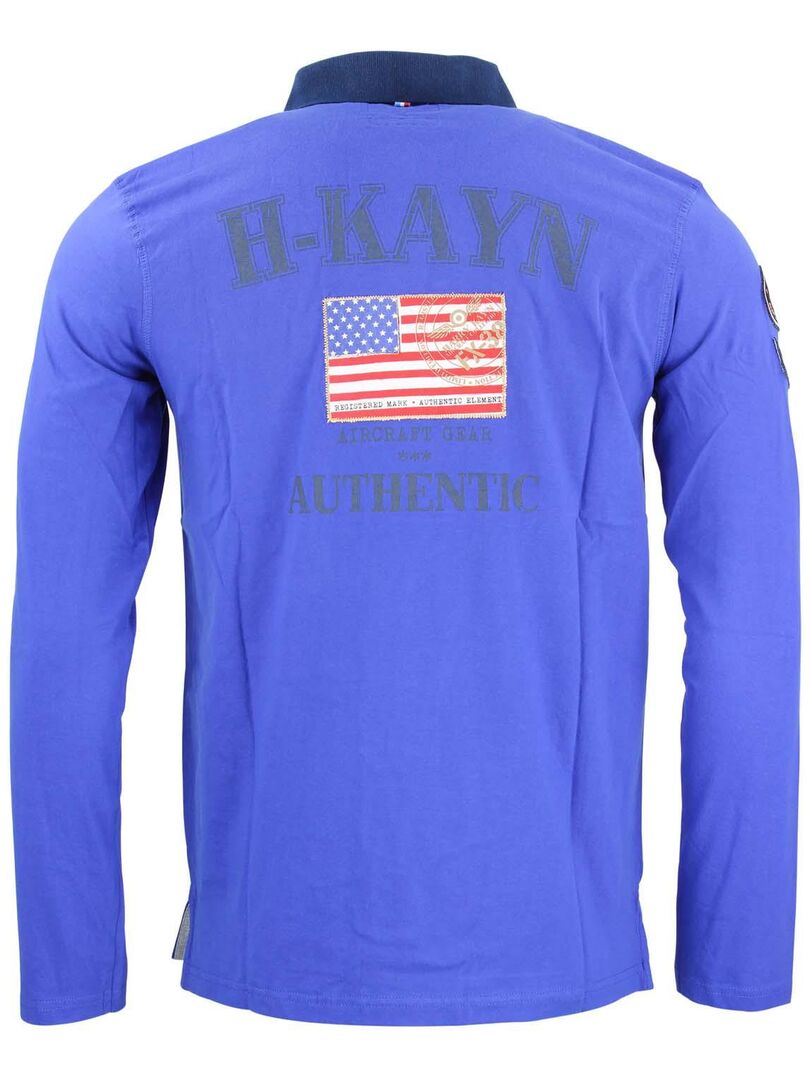 Polo manches longues CEGAM - HARRY KAYN - Bleu - Kiabi - 36.90€
