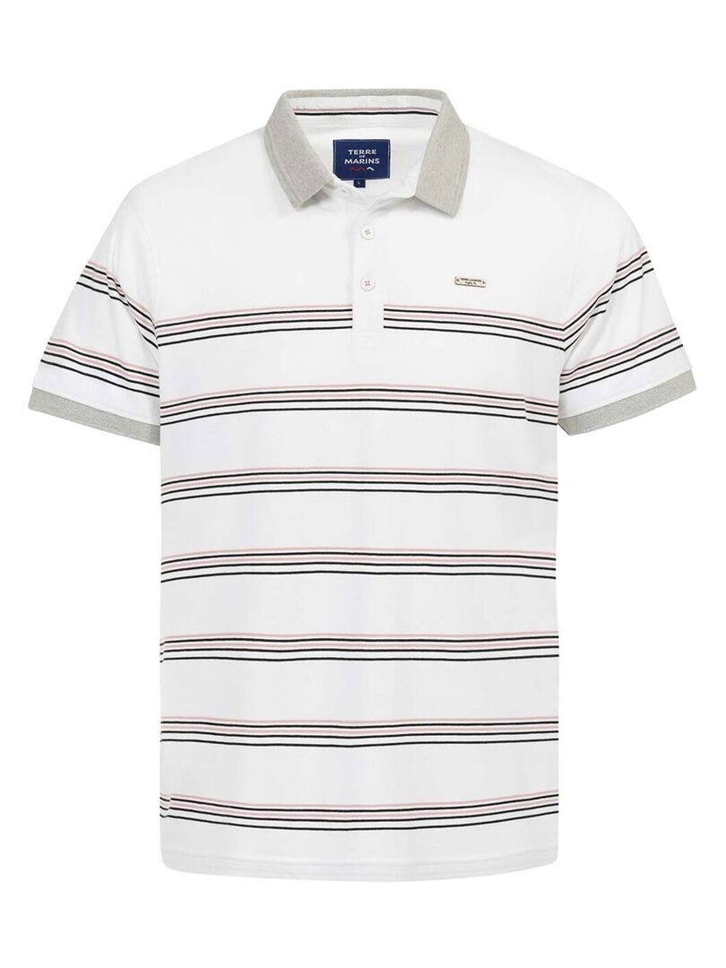 Polo Mc Blanc Homme Terre de Marins - Blanc - Kiabi - 37.00€