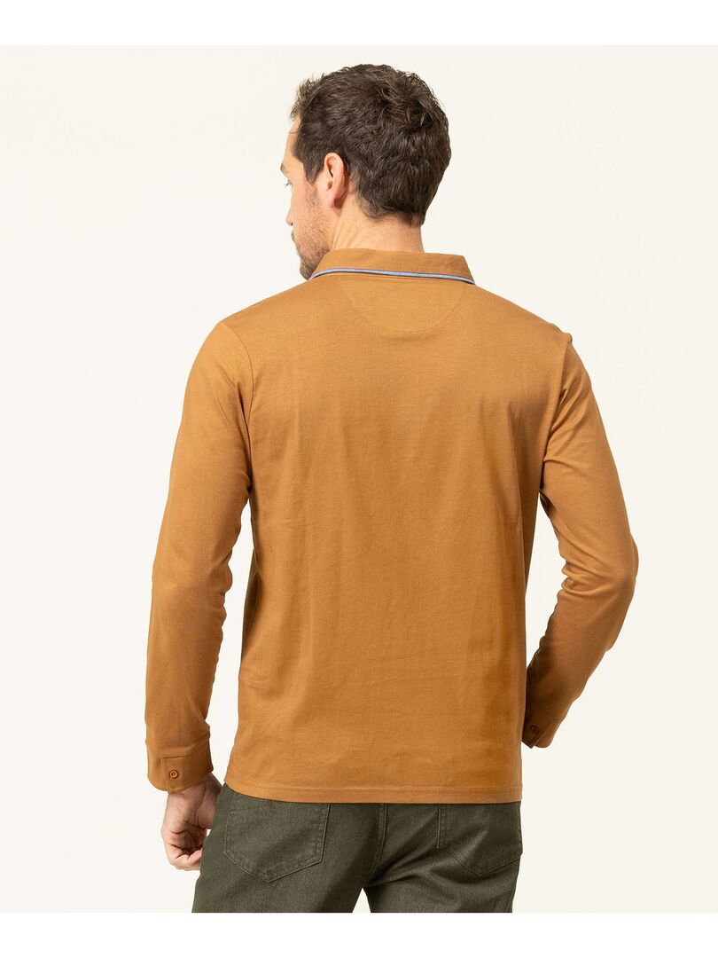 Polo Ml Homme Terre de Marins - Camel - Kiabi - 38.00€