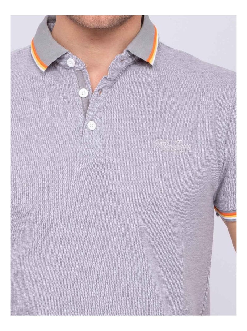 Polo pur coton PAMBO - Orange - 0.00€ - Kiabi