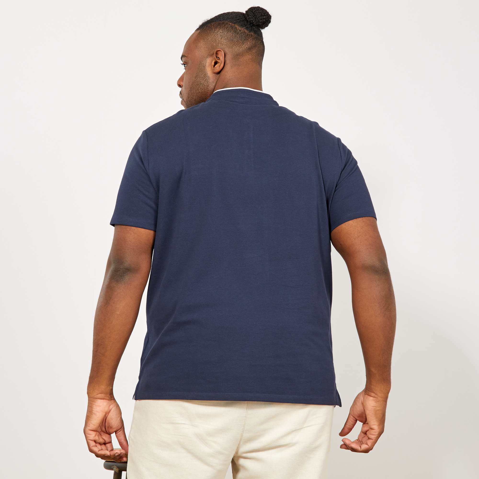 Polo regular col mao Grande taille homme - Kiabi - 6,50€