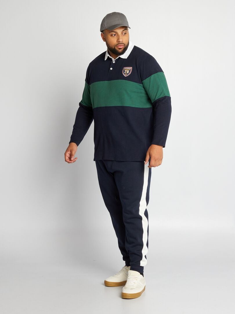 Polo rugby - Bleu/vert - Kiabi - 20.00€