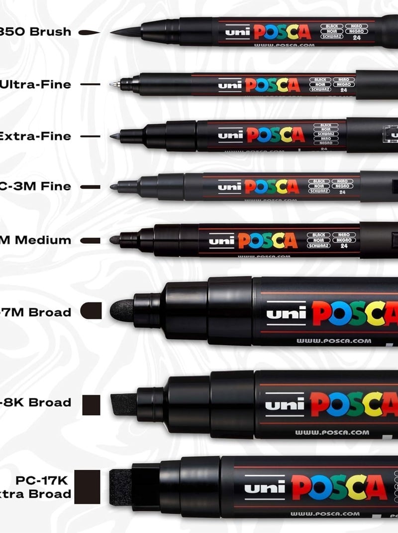 POSCA - Mallette Métal Sticker Graffiti - 20 Marqueurs Acryliques Pro ...