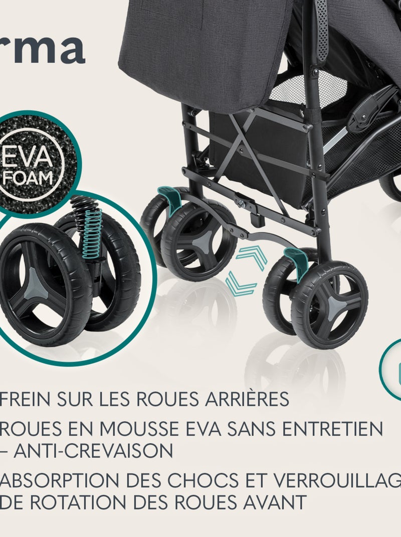 Poussette canne compacte LIONELO Irma - 6-36 mois - Moustiquaire inclus ...