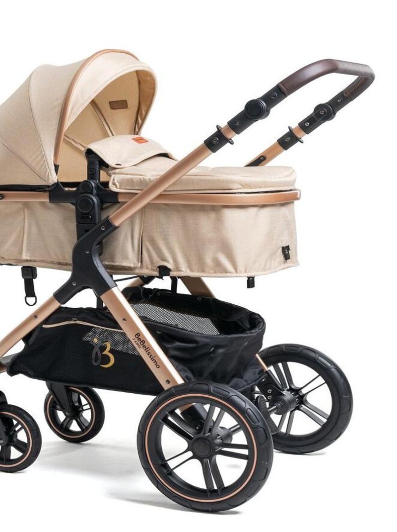 Poussette combinée trio 3 en 1 - siège auto 0m – nacelle – jusqu’à 22kg ...