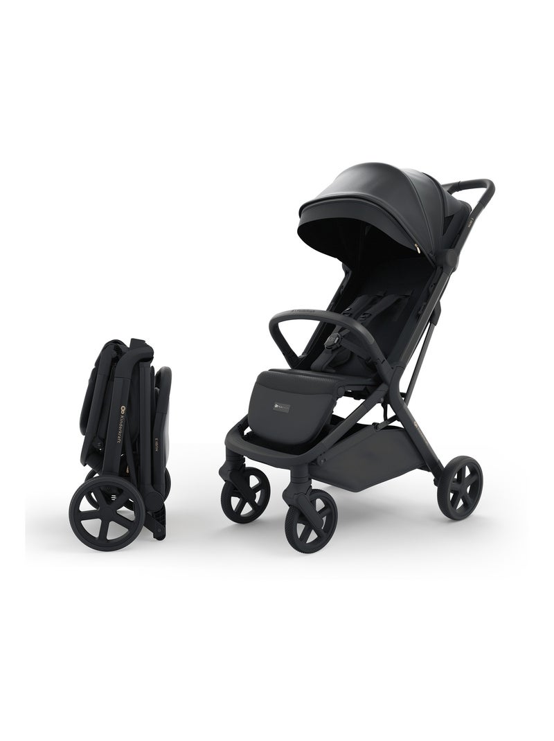 Poussette compacte autofolding avec grandes roues et suspension - Noir ...