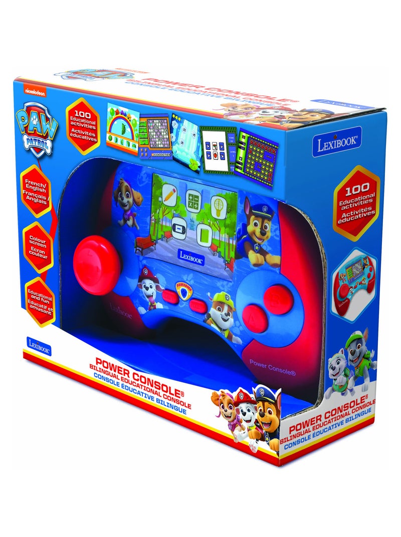 Power Console Pat Patrouille console de jeux éducative (FR/EN) - Rouge ...