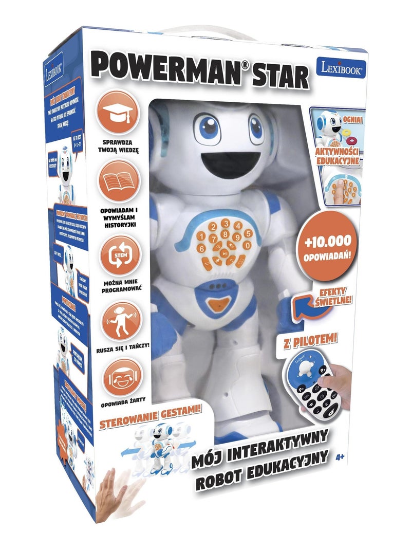 POWERMAN® STAR Robot Interactif - Jouer et Apprendre Polonais - N/A ...