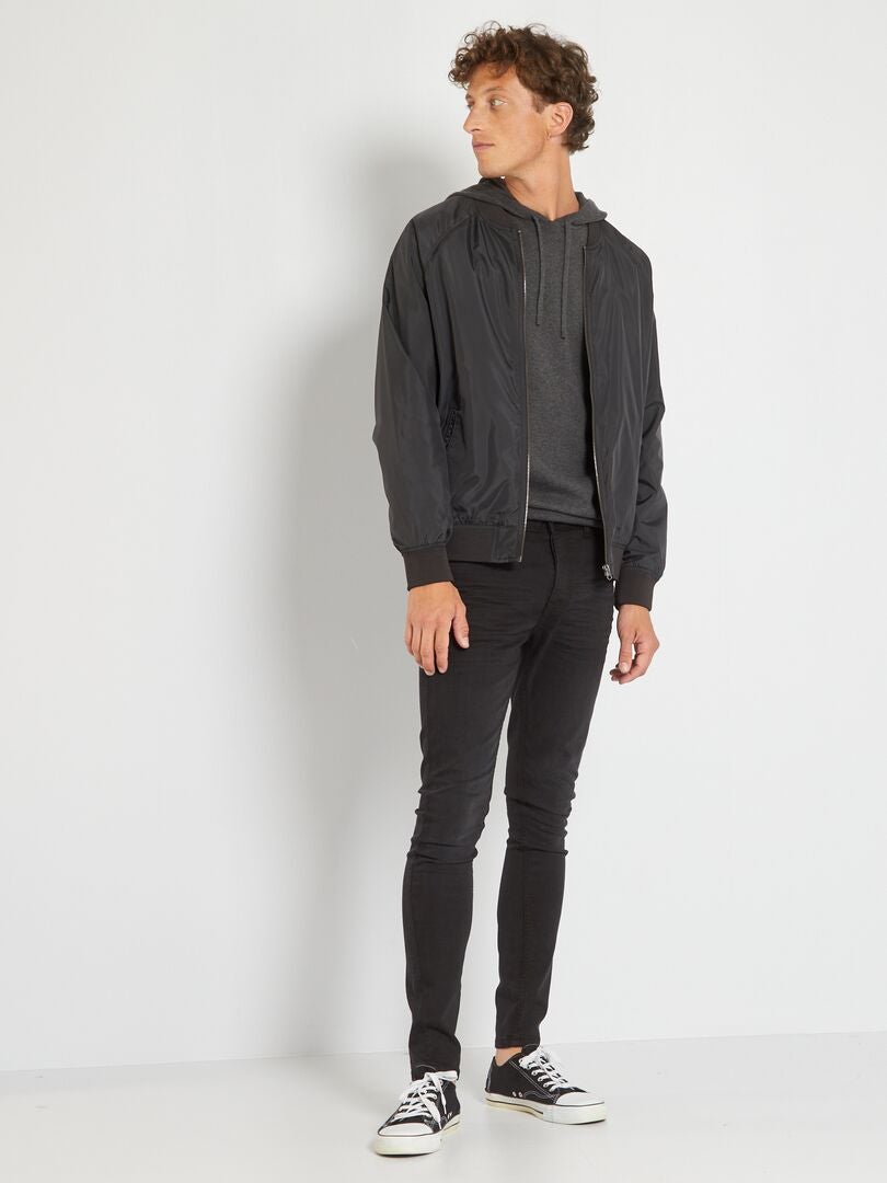 Pull à capuche - Gris - Kiabi - 15.00€