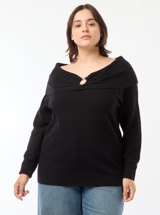 Pull Noir Femme - Tendances Mode à Petits Prix - Kiabi