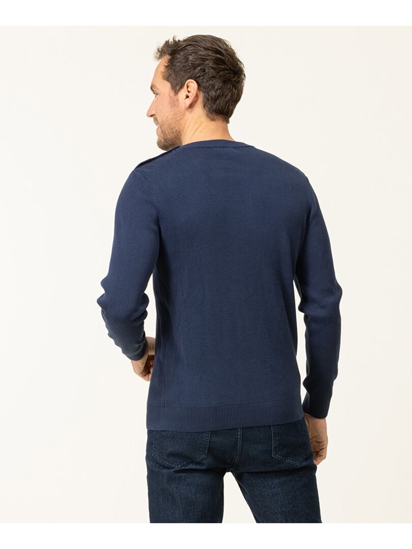 Pull Bleu Homme Terre de Marins - Bleu - Kiabi - 55.00€