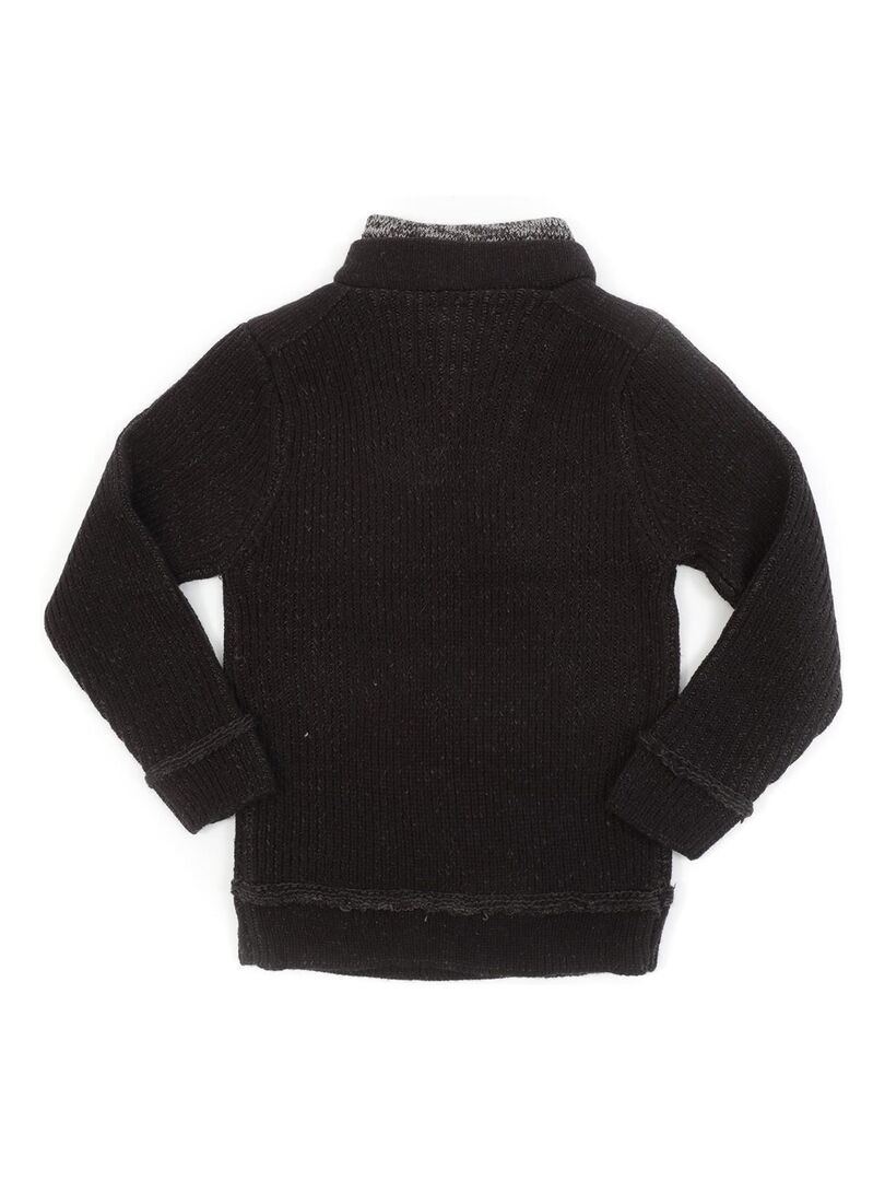 Pull col camionneur LOREY-J - Noir - Kiabi - 44.90€
