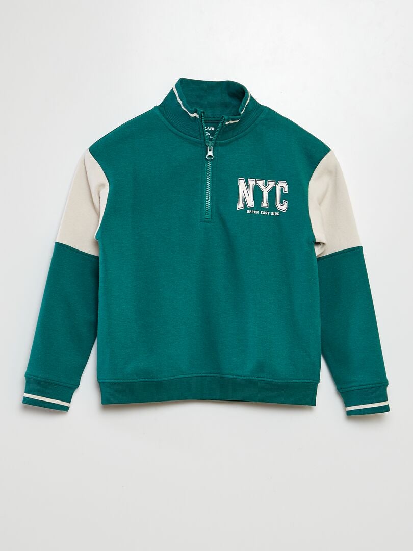 Pull col camionneur - Vert - Kiabi - 12.00€