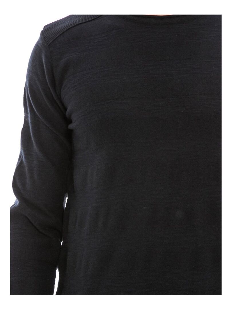 Pull col rond pur coton ADALYS - Bleu marine - Kiabi - 49.90€