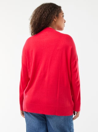 Pull rouge femme : découvrez nos modèles - Kiabi