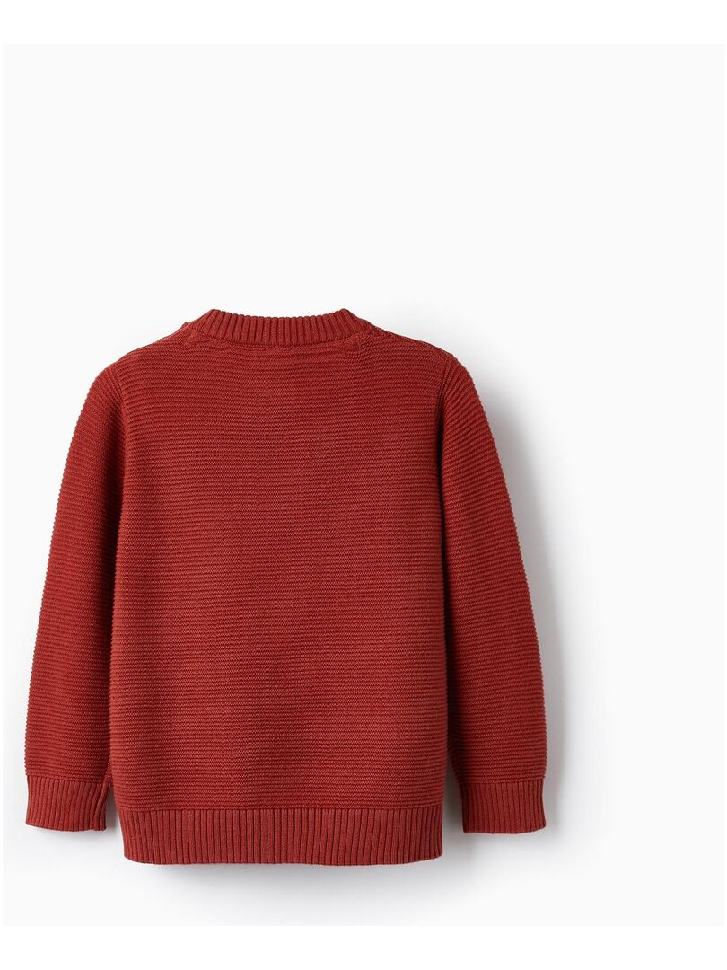 Pull en Maille pour Bébé Garçon ATLANTIC COMPANY - Rouge - Kiabi - 22.99€