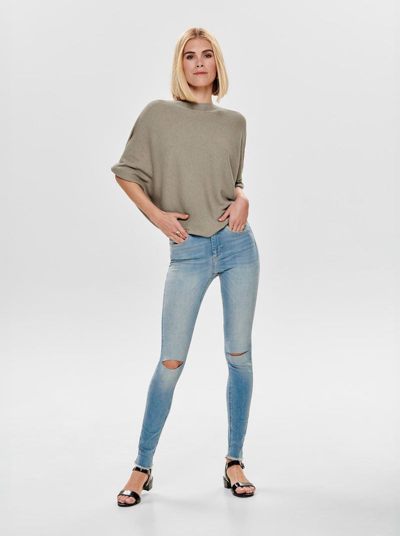 Pull manches chauve souris 'JDY' - MARRON - Kiabi - 30.00€ Pull manches chauve souris 'JDY' - MARRON - Kiabi - 30.00€