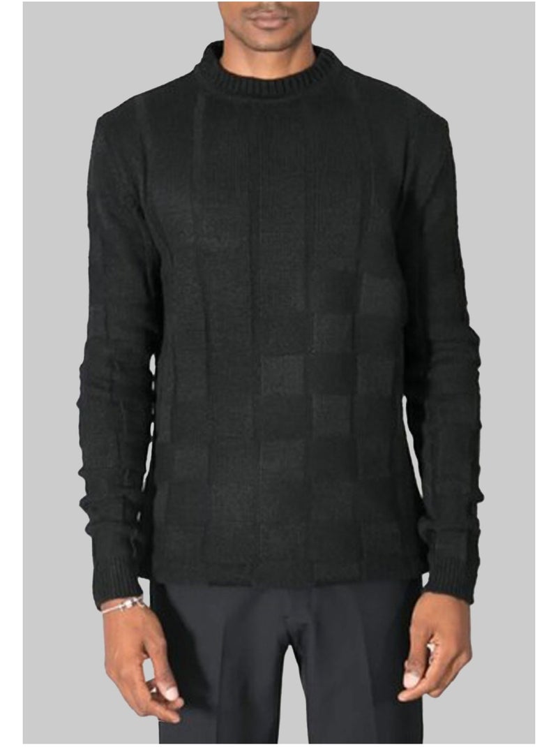 Pull manches longues Kebello - Noir Noir - Homme - 29.99€ - Kiabi