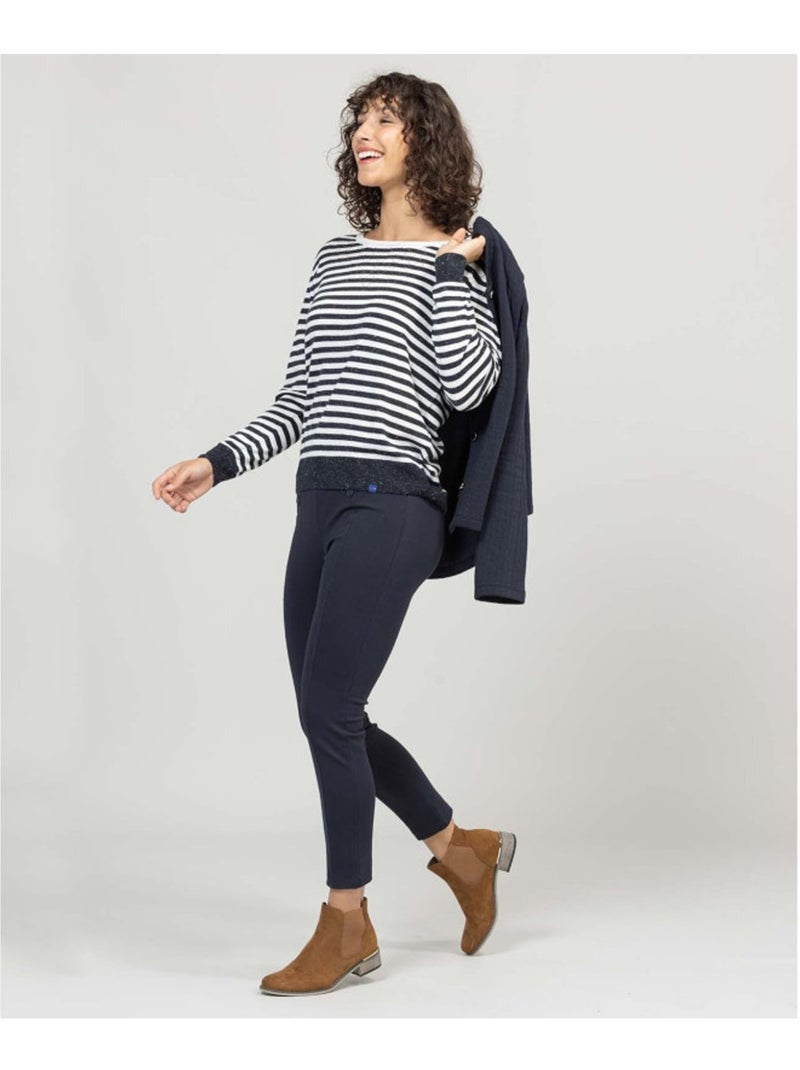 Pull marin - Terre de Marins - Bleu Beige - Femme - 40.00€ - Kiabi