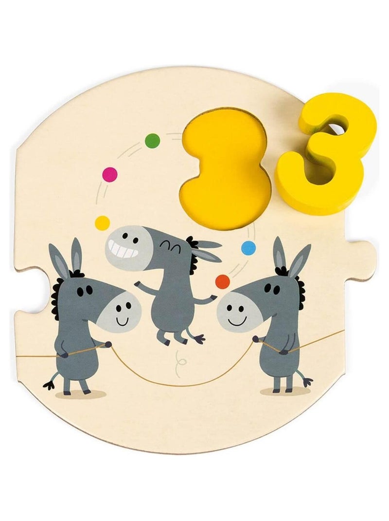 Puzzle 10 pièces : J'apprends à compter - N/A - Kiabi - nu€