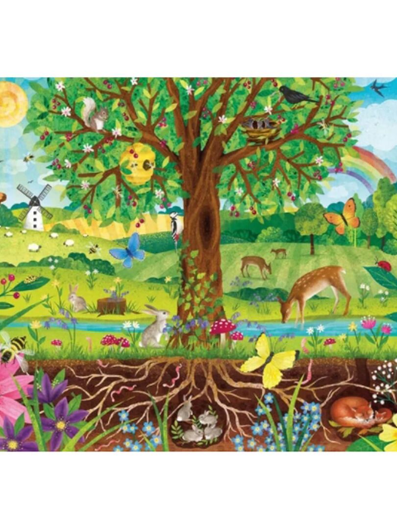 Puzzle 100 pièces : Faune Merveilleuse - N/A - Kiabi - 17.78€