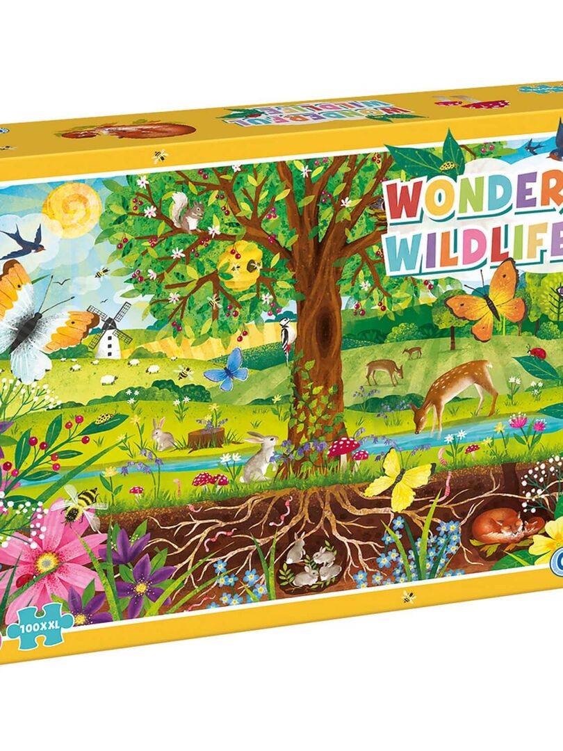 Puzzle 100 pièces : Faune Merveilleuse - N/A - Kiabi - 17.78€