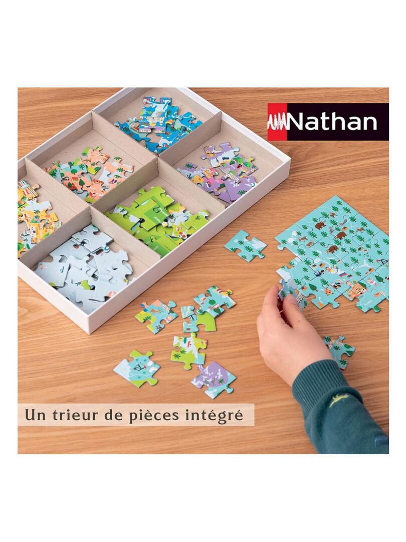 Puzzle 150 p - carte du monde - N/A - Kiabi - nu€