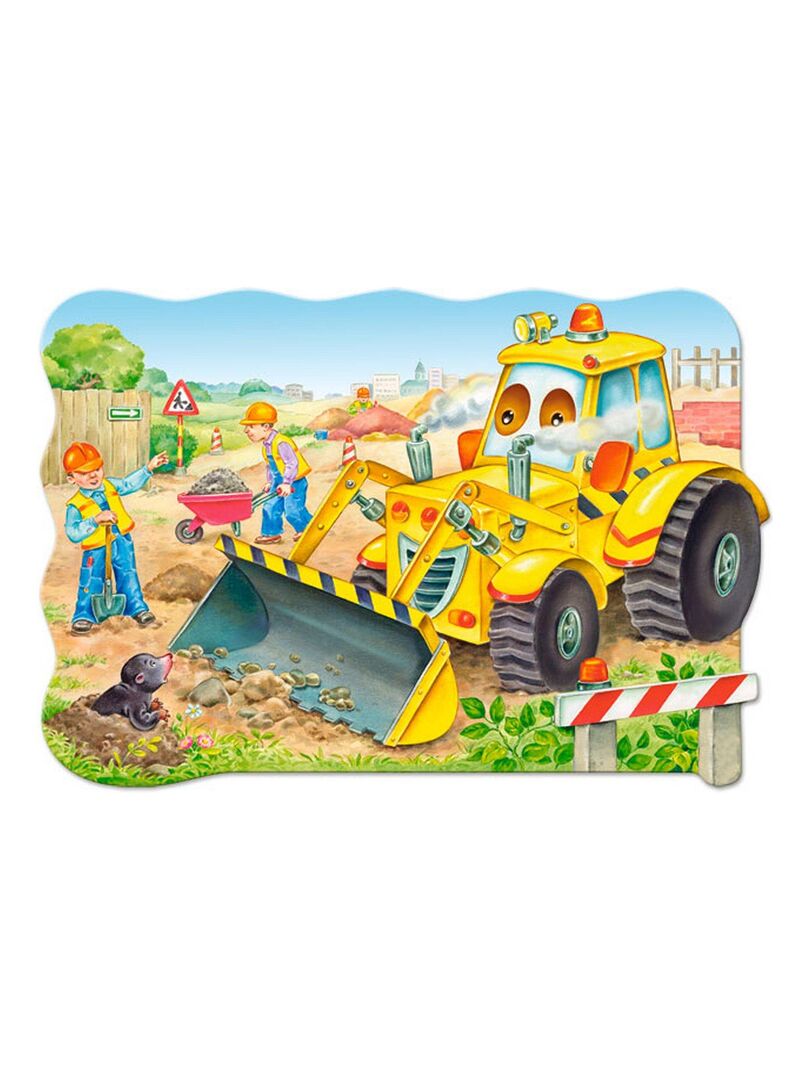 Puzzle 20 pièces maxi : Bulldozer en action - N/A - Kiabi - 15.41€
