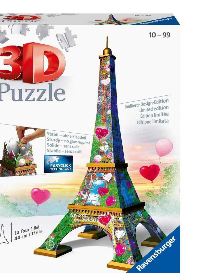 Puzzle 3D -216 pièces :Tour Eiffel Edition limitée - N/A - 0.00€ - Kiabi