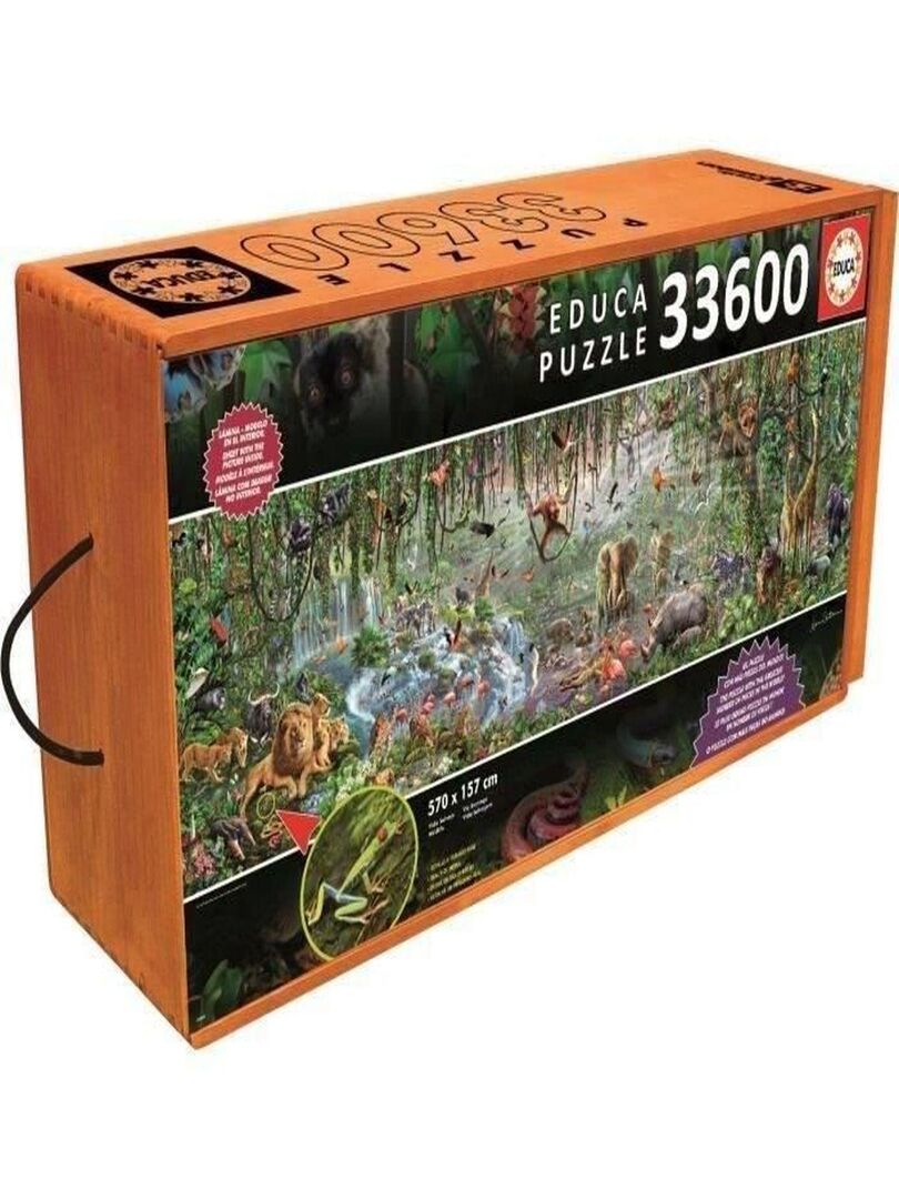 Puzzle La Vie Sauvage 33600 pièces - EDUCA - - Educa - N/A - Kiabi - nu€
