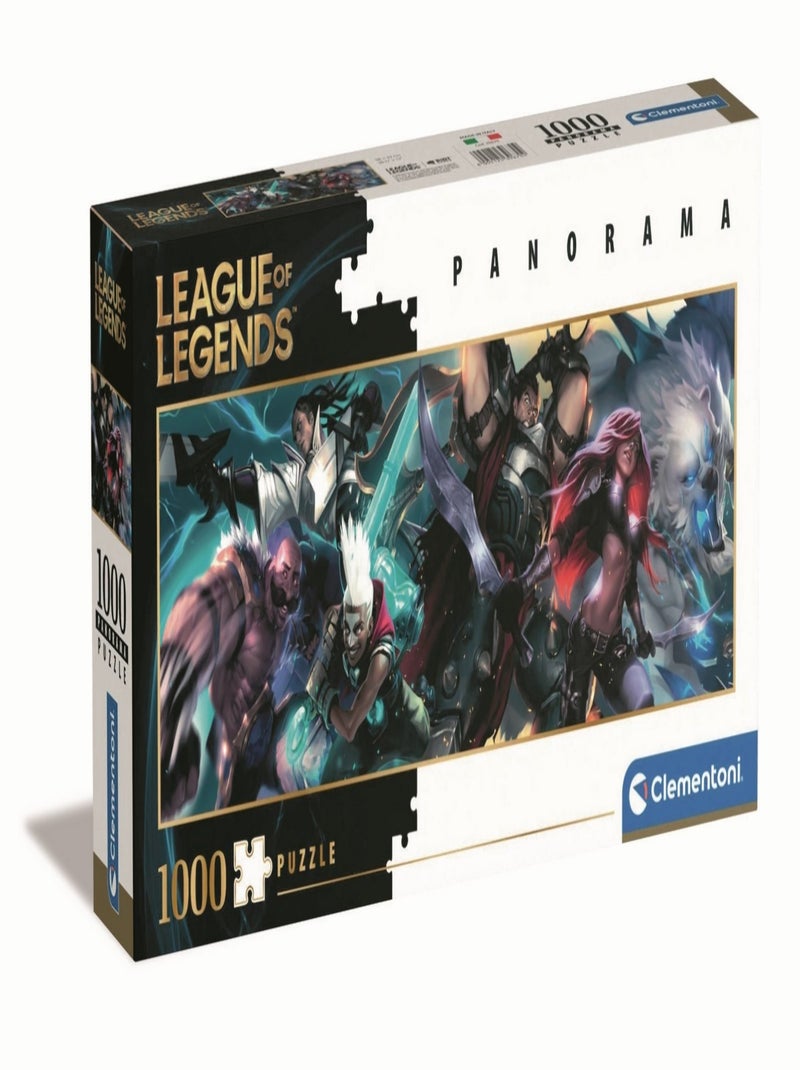 Puzzle League Of Legends Panorama 1000 Pièces - Clementoni - N/A ...