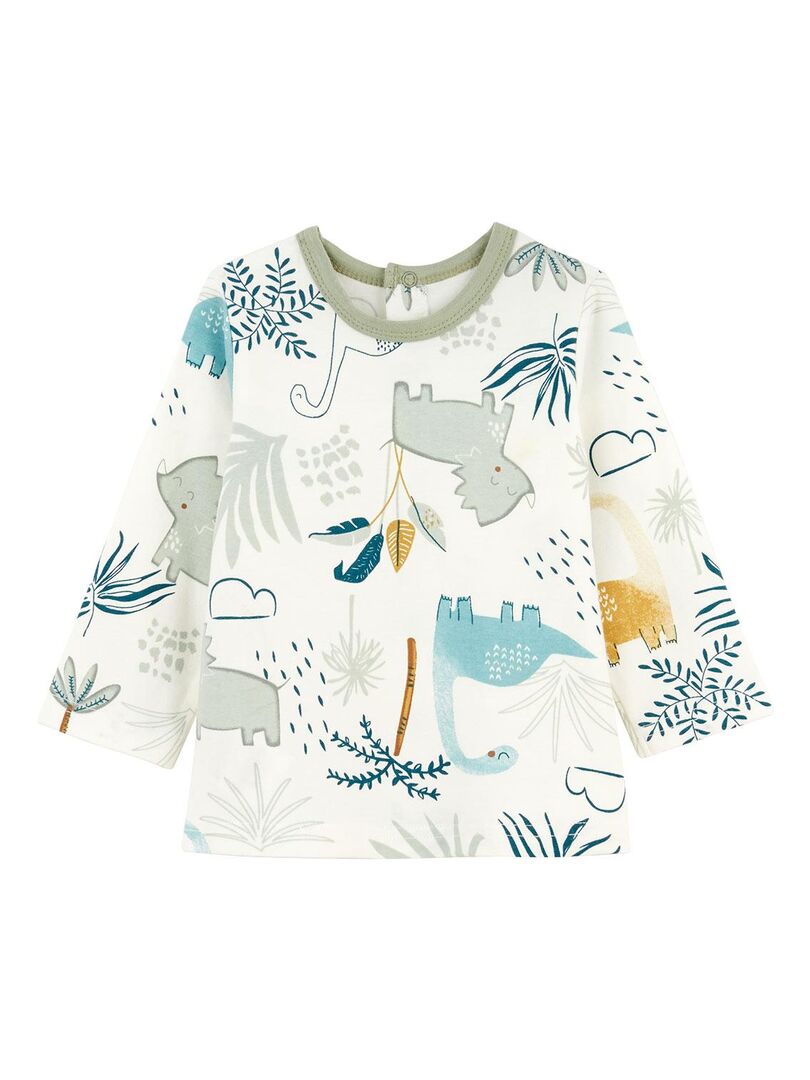 Pyjama bébé 2 pièces Puka Puka - Kaki - Kiabi - 8.99€