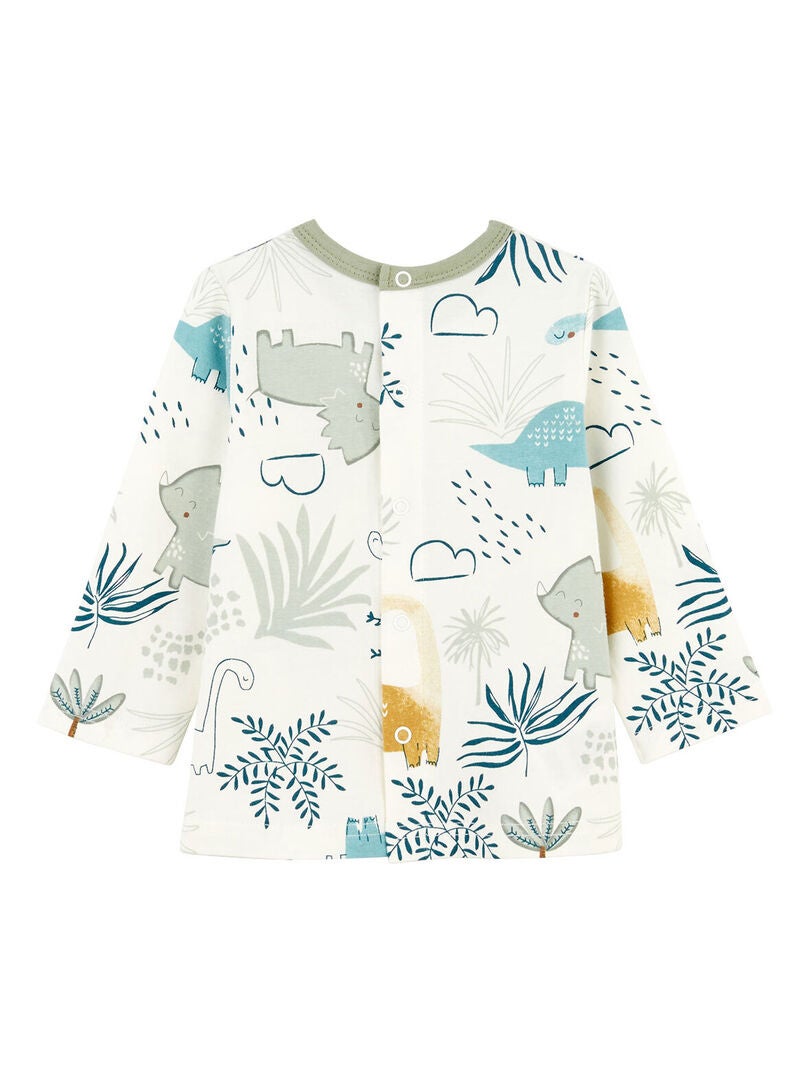 Pyjama bébé 2 pièces Puka Puka - Kaki - Kiabi - 8.99€