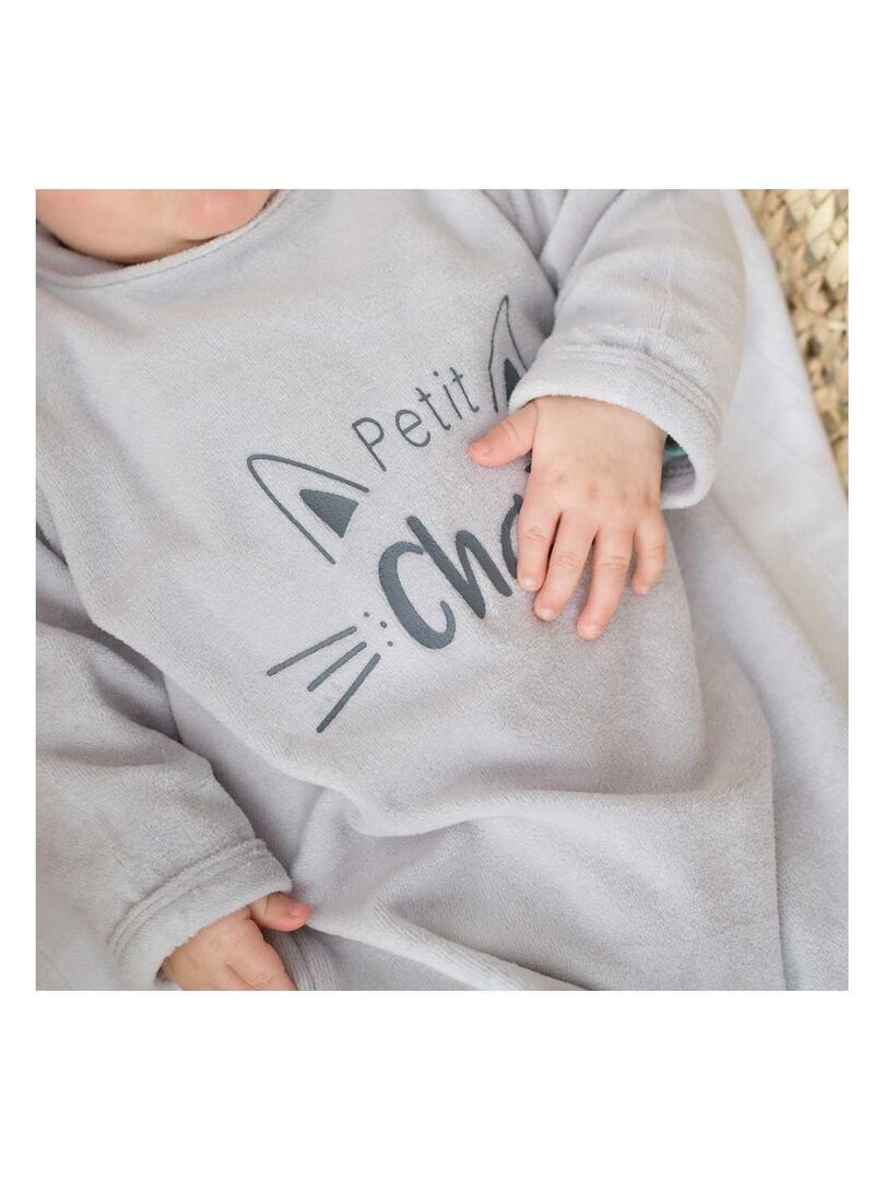 Pyjama bébé modèle petit chat - Gris - Kiabi - 6.99€
