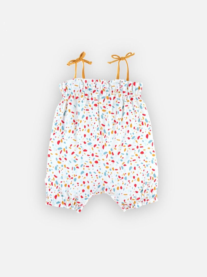 Pyjama combishort à imprimés en jersey, - Noukie's - Blanc - Kiabi - nu€