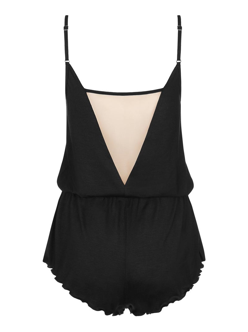 Pyjama combishort de nuit Dione - Noir - Femme - 62.97€ - Kiabi