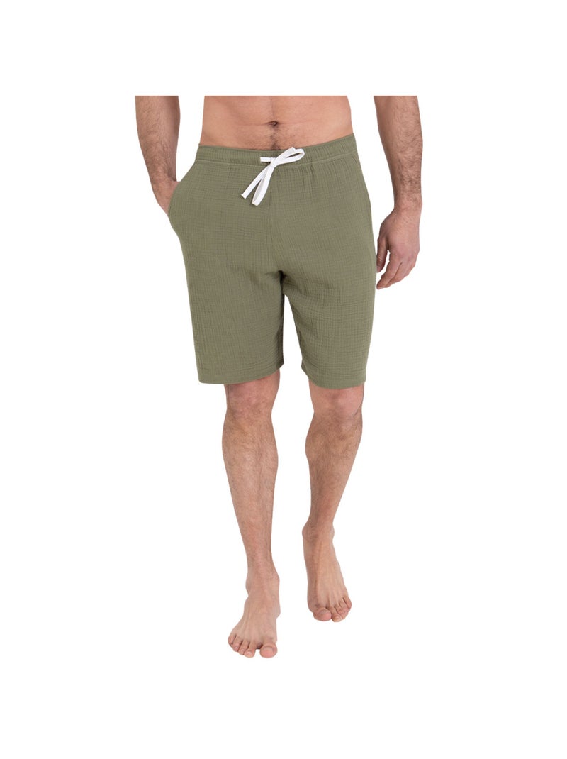 Pyjama court col rabat homme Easy Coton Athena - Multicolore - Homme ...