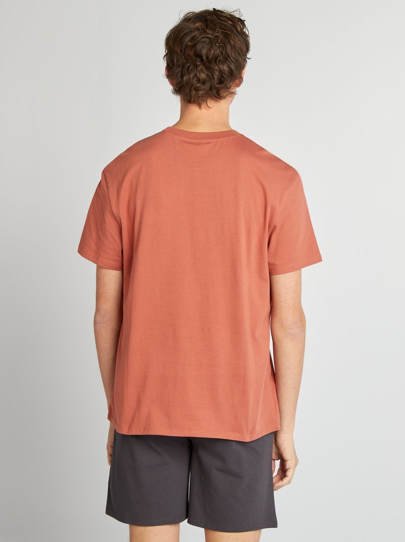 Pyjama court 'Dragon Ball Z' - 2 pièces - Rouge/noir - 14.40€ - Kiabi