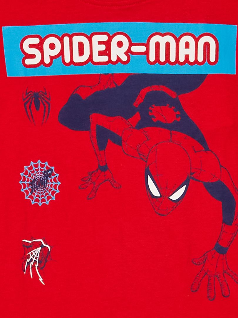 Pyjama Court Spider Man Rouge Kiabi 13 00€