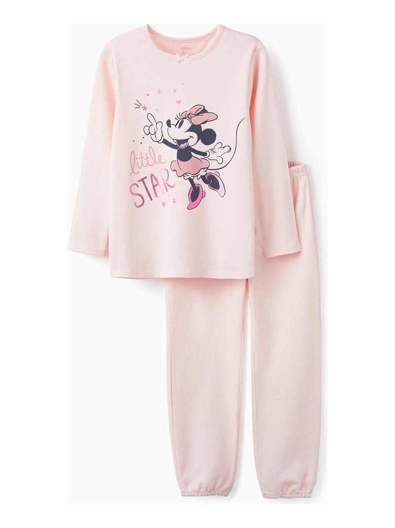 Pyjama en Coton avec Volants pour Fille 'Minnie' manches courtes MINNIE ...